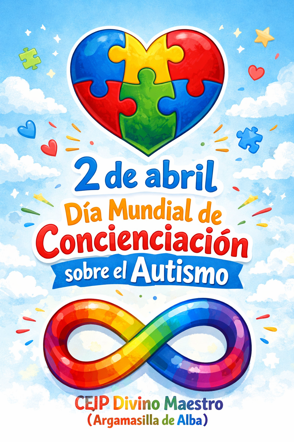 DÍA MUNDIAL DE CONCIENCIACIÓN DEL AUTISMO 2026. | CEIP Divino Maestro ...